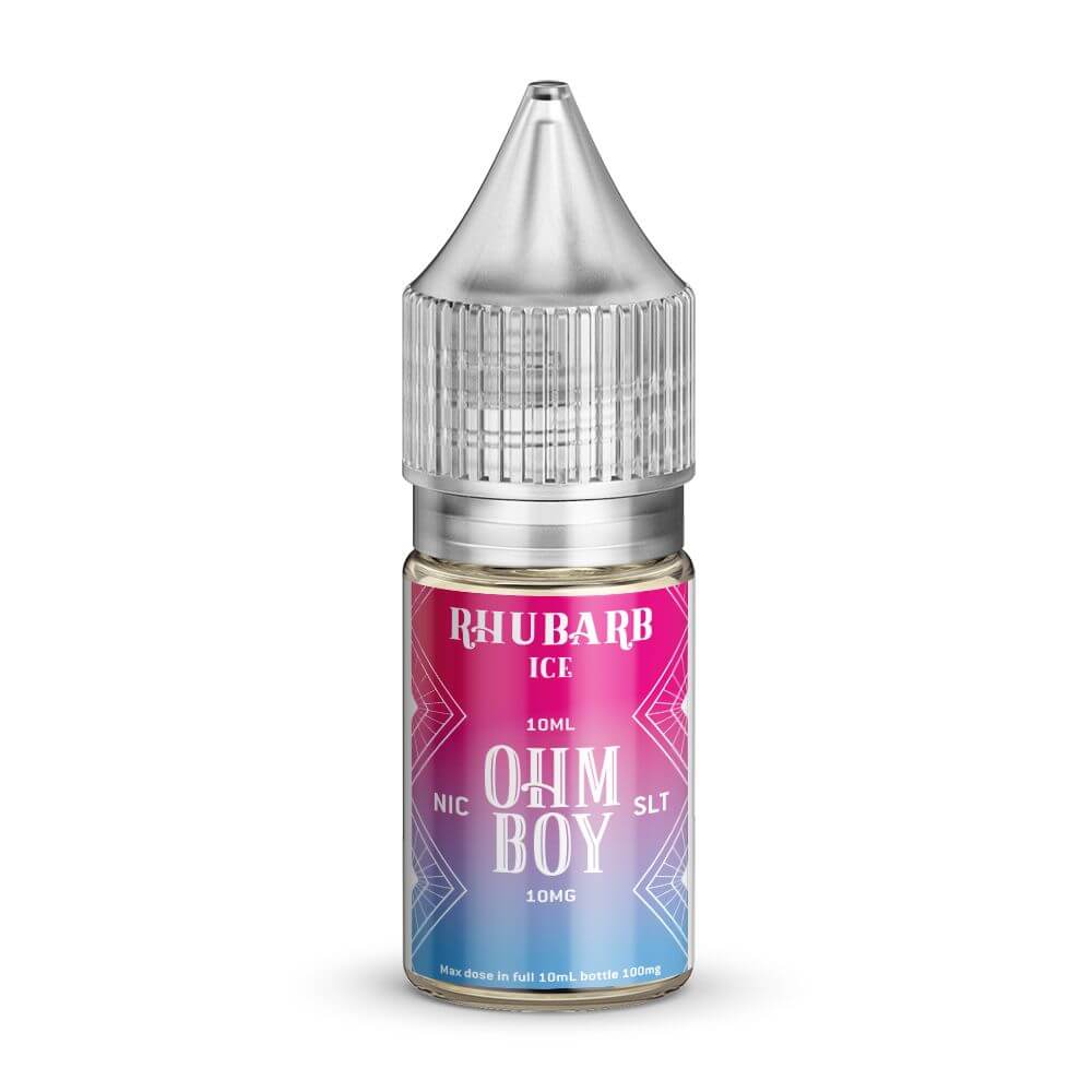 Rhubarb Ice Nic Salt by Ohm Boy SLT - Fast UK Delivery – The Puffin Hut